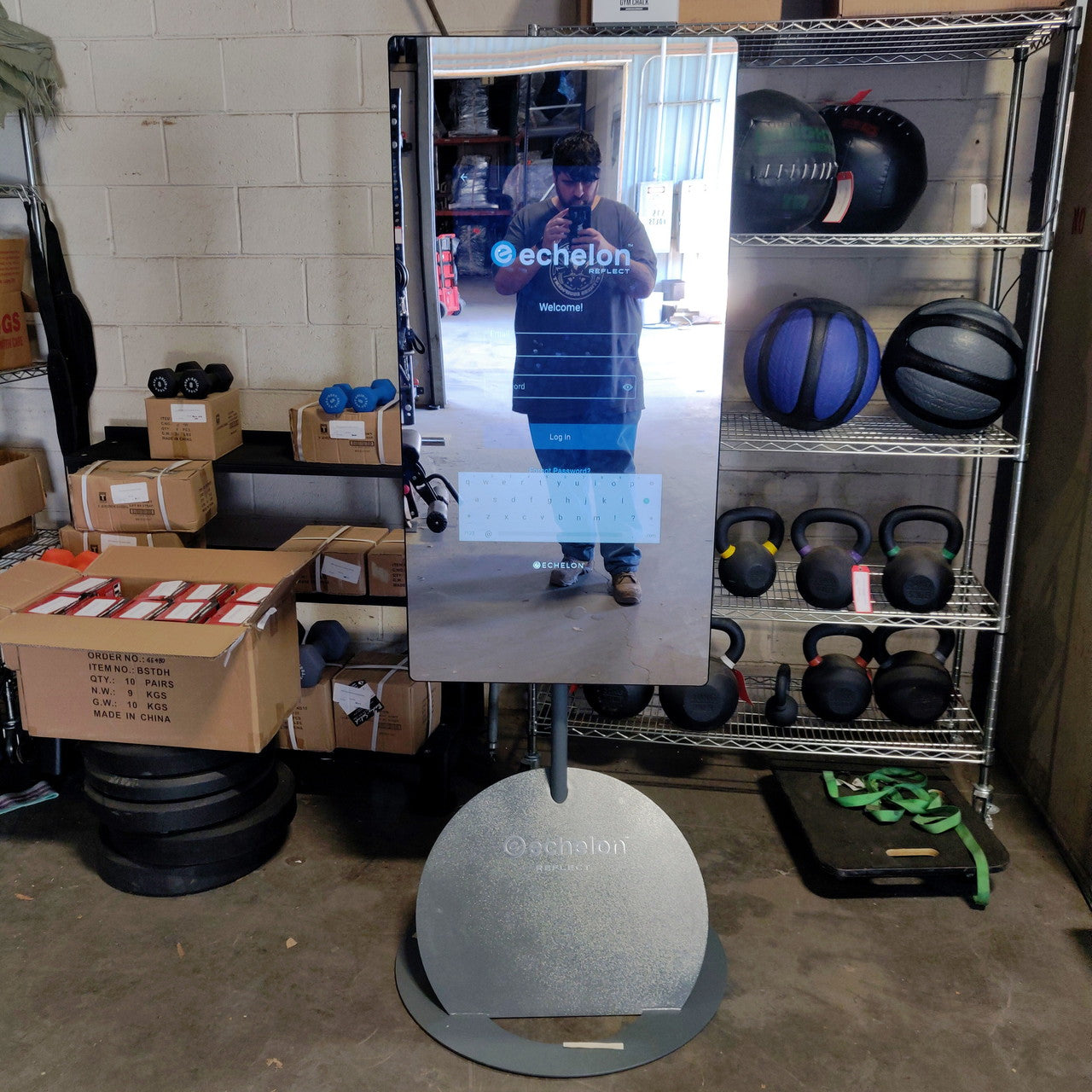 Echelon Reflect Fitness Mirror and Stand