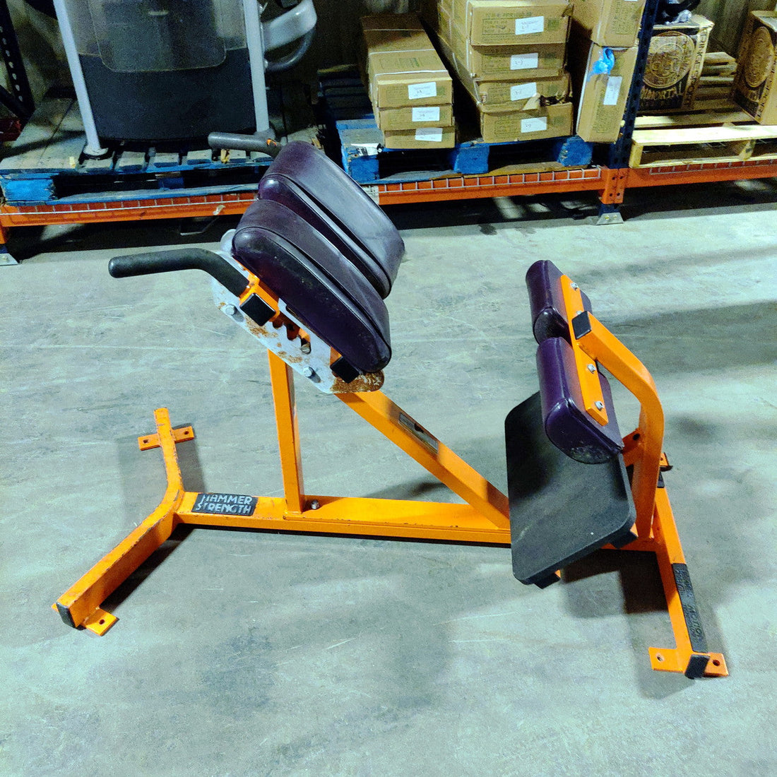 Hammer Strength 45 Degree Back Hyperextension Bench