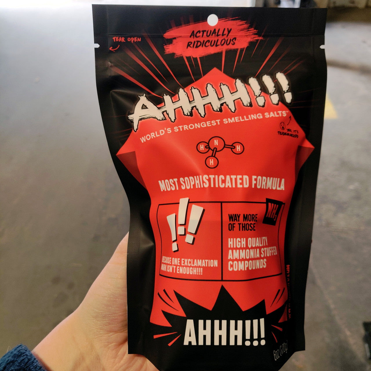 AHHH! World's Strongest Smelling Salts