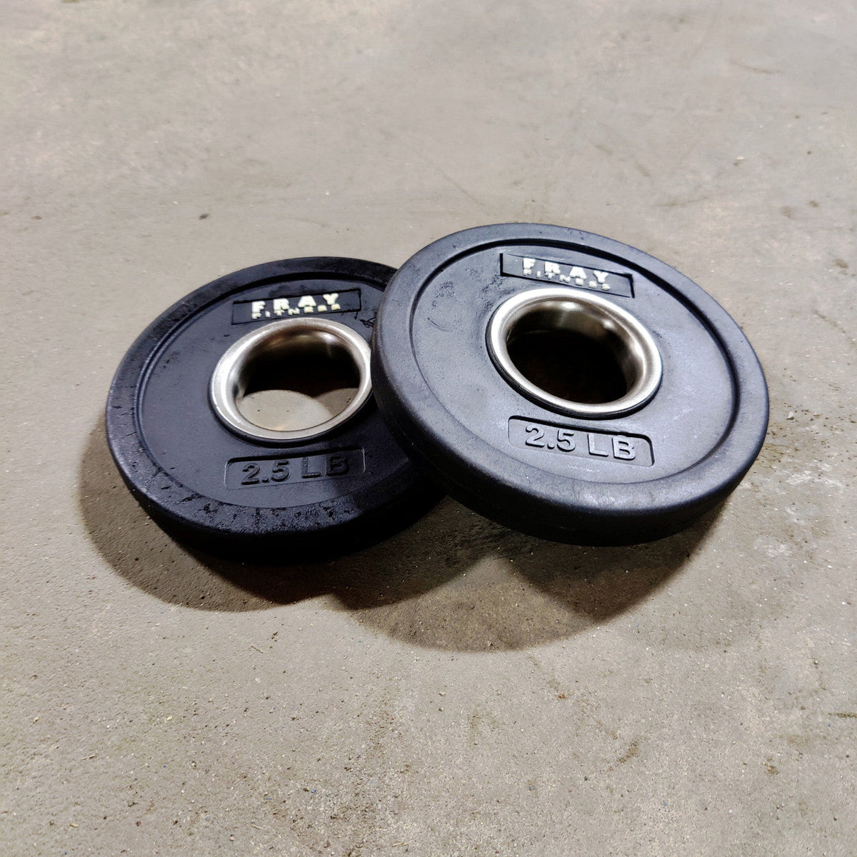NEW Black Bumper Plate Change Plates 2.5lb and 5lb Pair Weights