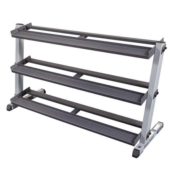 NEW Body Solid Dumbbell Rack Commercial Grade with Expandable 3rd Tier