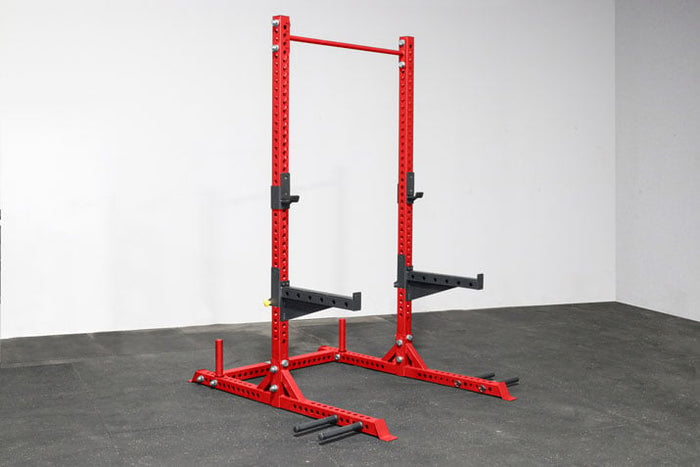 NEW Commercial Half Rack 3x3" Squat Rack with 1" Holes (Multiple Color