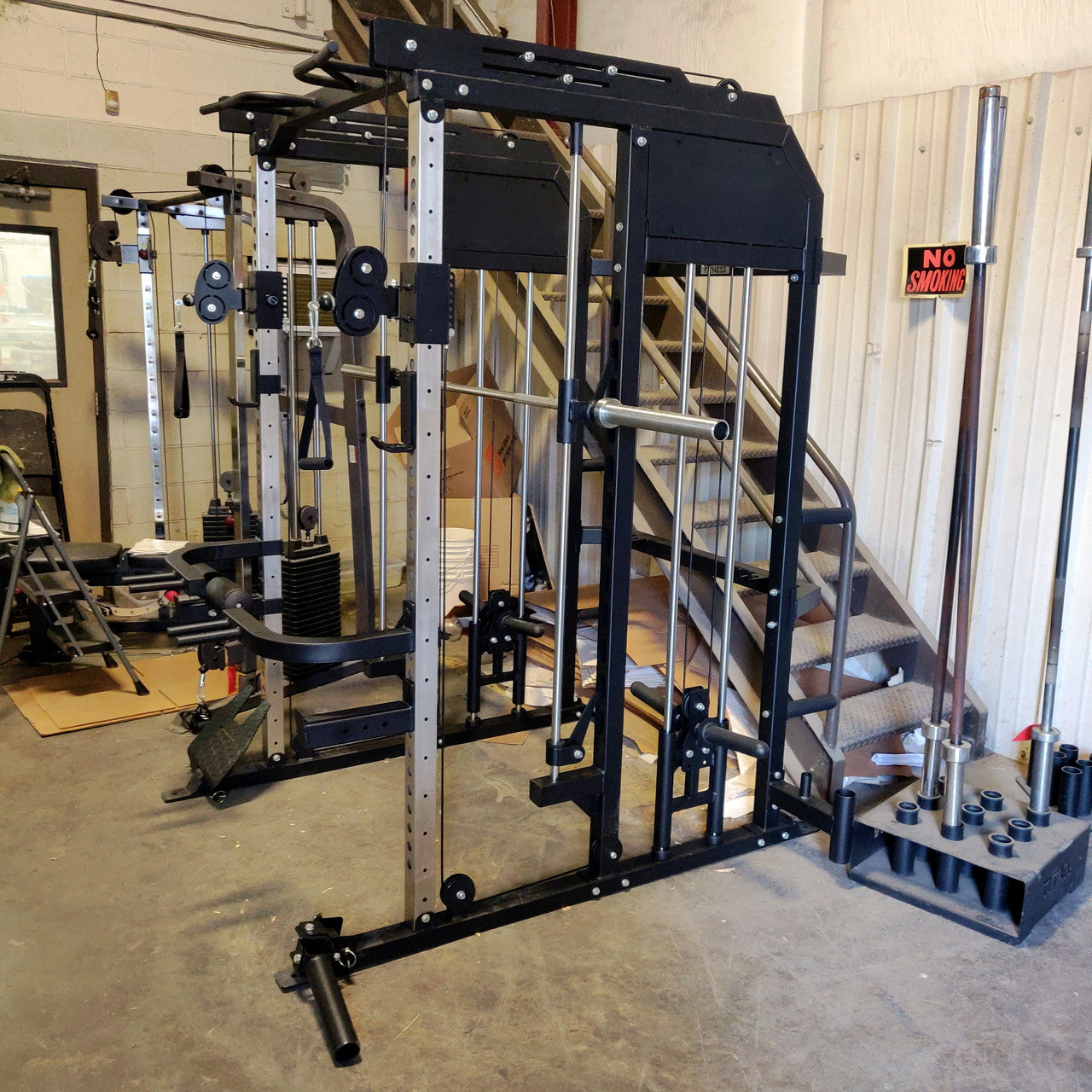 NEW Light Commercial Universal Trainer Power Rack with Smith Machine,