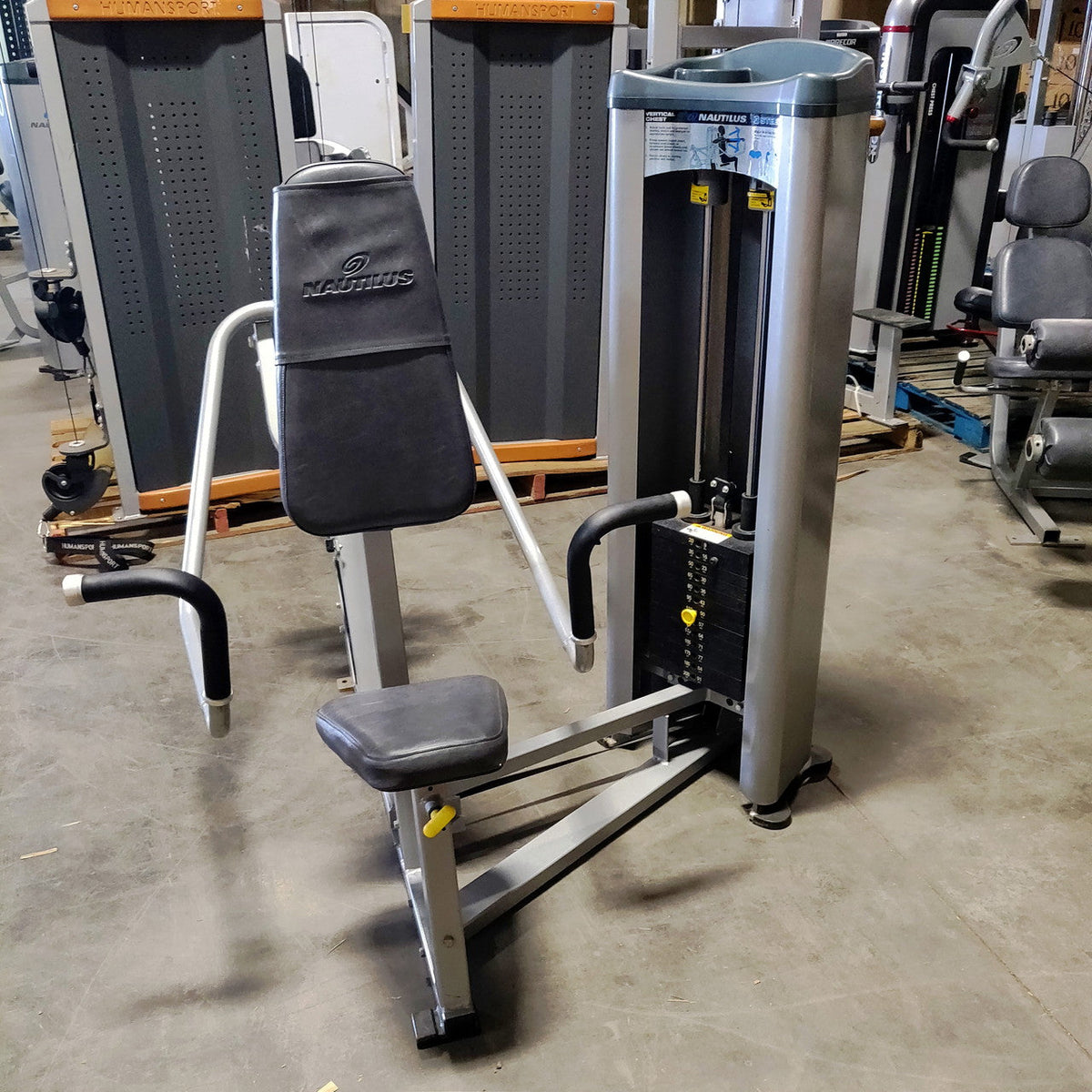 Nautilus Vertical Chest Press Nautilus Adjustable Steel Series