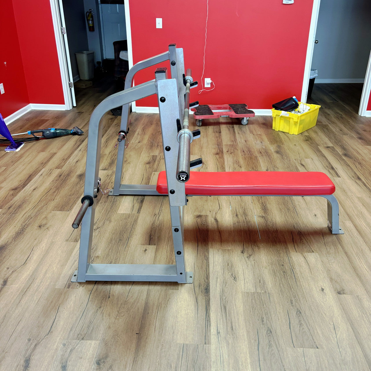 Precor Benchpress Setup