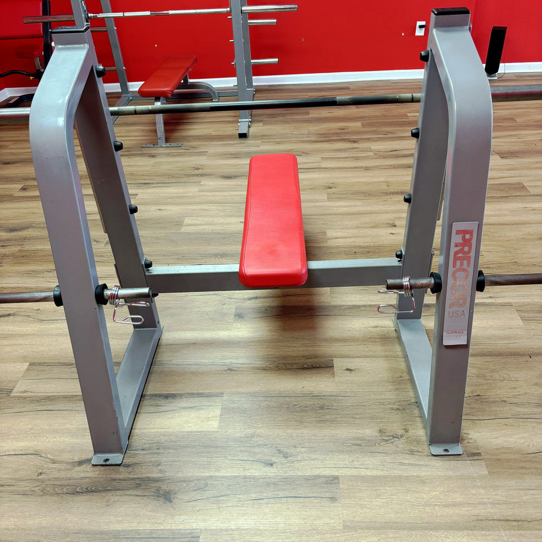 Precor Benchpress Setup
