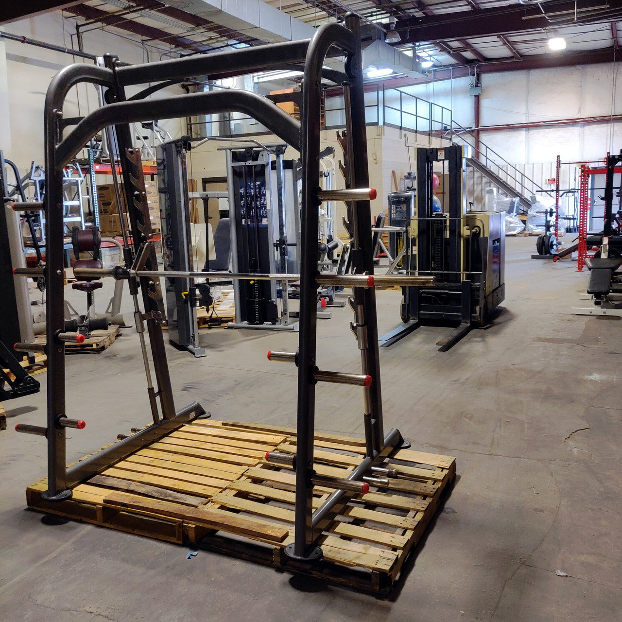 TAG Fitness Smith Machine Commercial Grade with Weight Storage