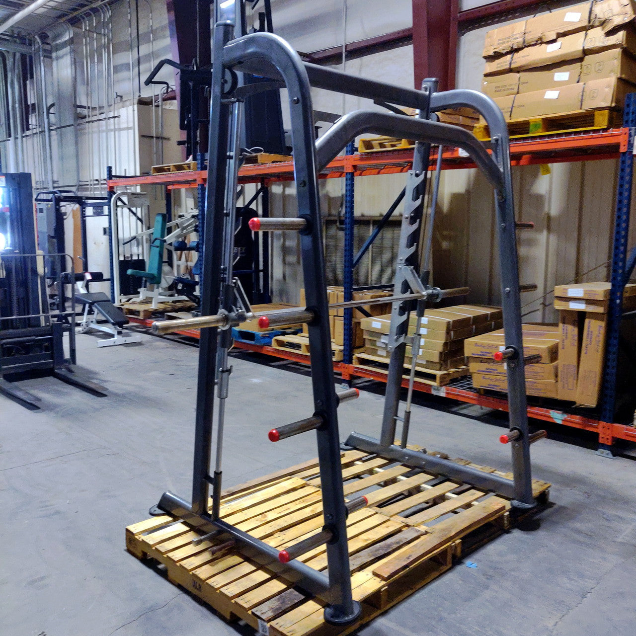 TAG Fitness Smith Machine Commercial Grade with Weight Storage